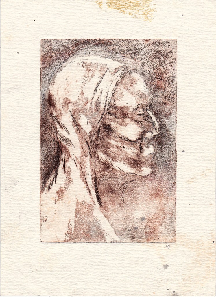 tollund man etching – neil/(polson)